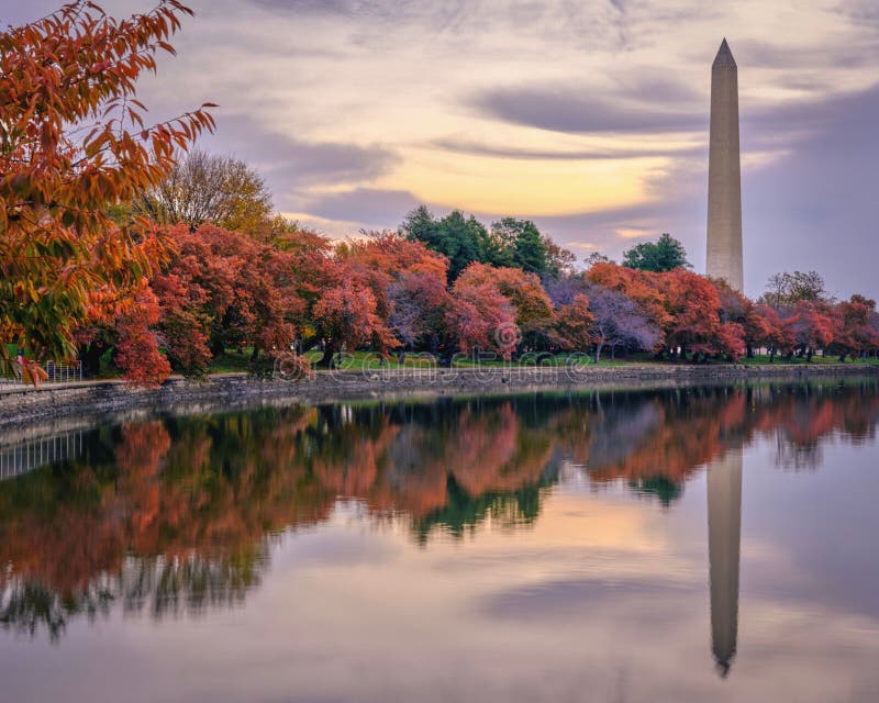 Scenic DC Landscape in the Autumn Season Stock Image - Image of united ...