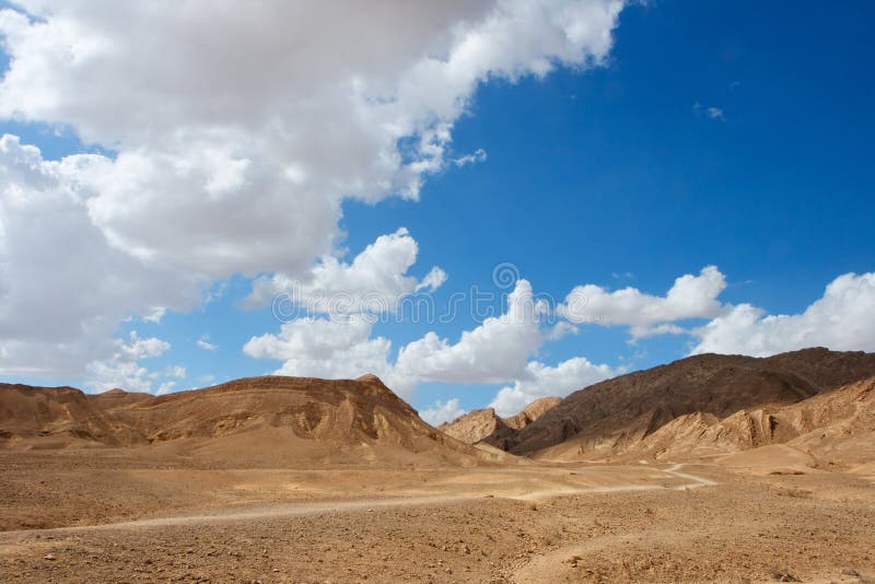 Scenic desert landscape stock photo. Image of israel - 11781676