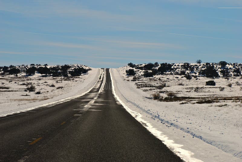 Scenic Drive through the Desert Stock Image - Image of landscape ...