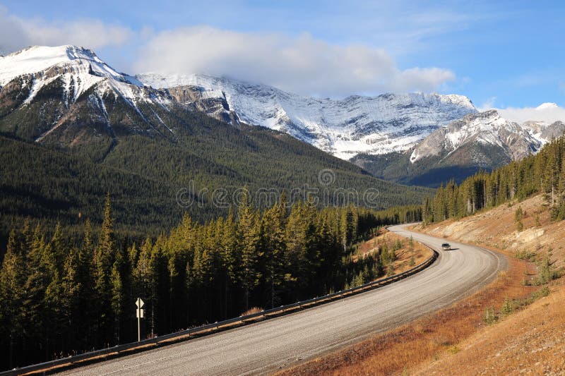 Scenic drive in mountains stock image. Image of landscape - 7357655