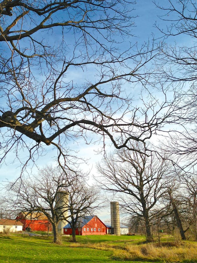 Scenic Farm stock photo. Image of midwest, barren, united - 27877448