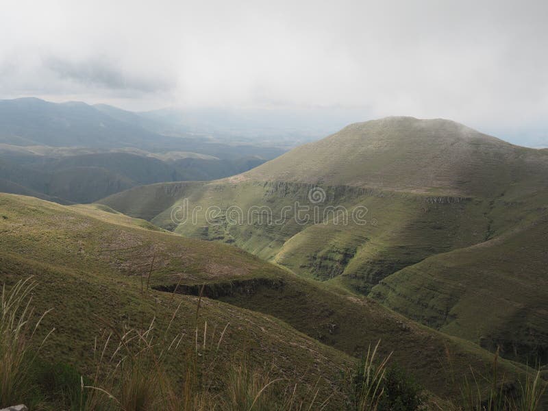 Scenic Green Valleys on a Gloomy Day Stock Photo - Image of gloomy ...