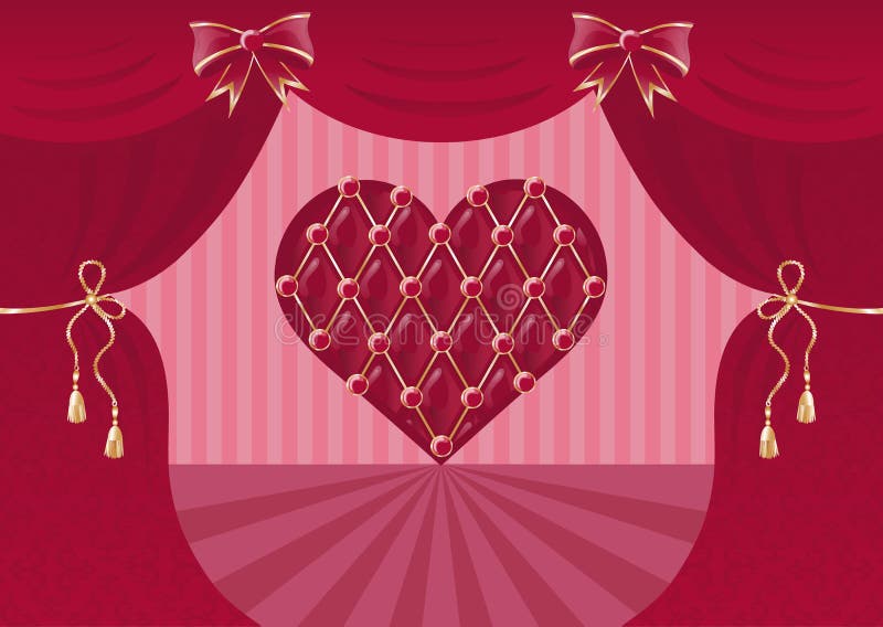 Scenic heart stock vector. Illustration of card, decoration - 29027671