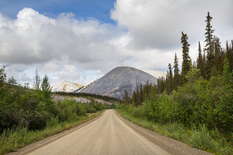 Road in Alaska stock photo. Image of alaskan, north - 281484116