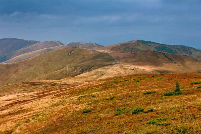 Scenic hillside landscape stock image. Image of rolling - 7205379