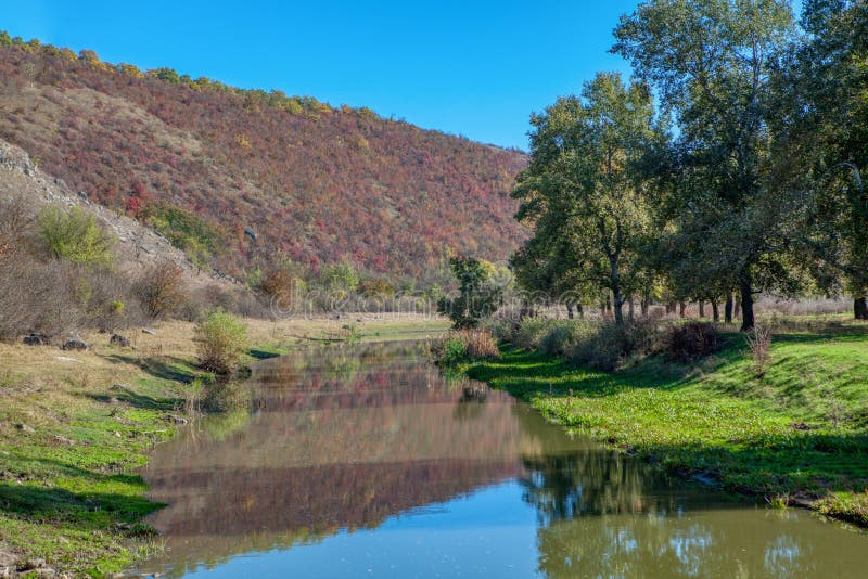Scenic Image Reflection in the Water Stock Photo - Image of environment ...