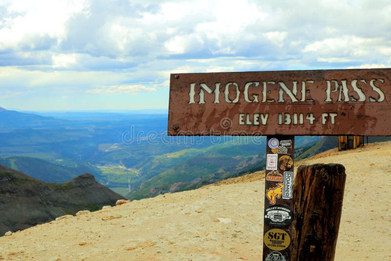 Imogene Pass editorial image. Image of landmark, mountain - 253311470