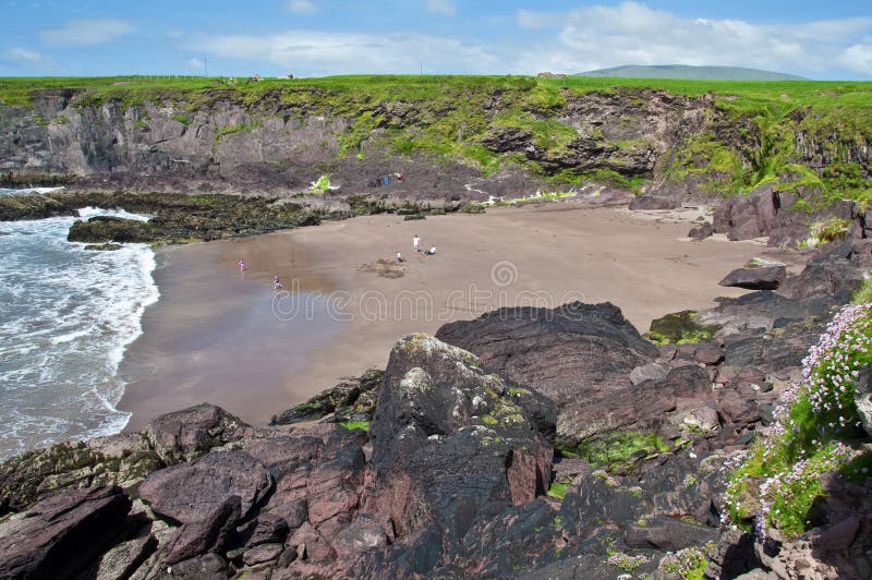 Sandymouth Beach , Stibb, Cornwall Uk Stock Image - Image of landscape ...