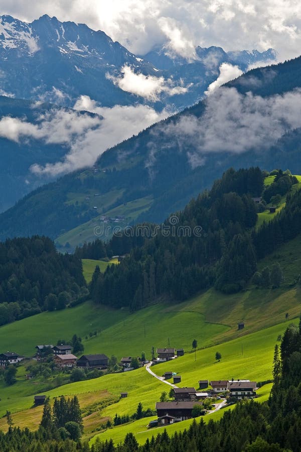 Scenic Landscape of Austria Stock Image - Image of forest, travel: 9968831