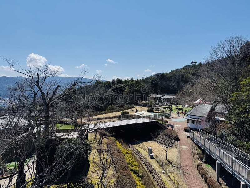 Japan S Local Natural and Cultural Mixed Landscape Stock Image - Image ...