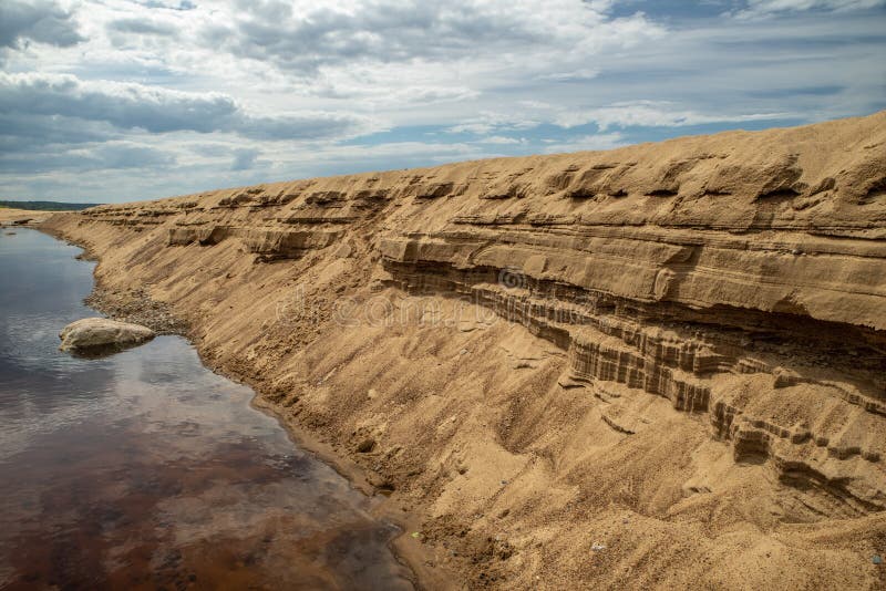Shore of forest river stock image. Image of scenic, beautiful - 73471233
