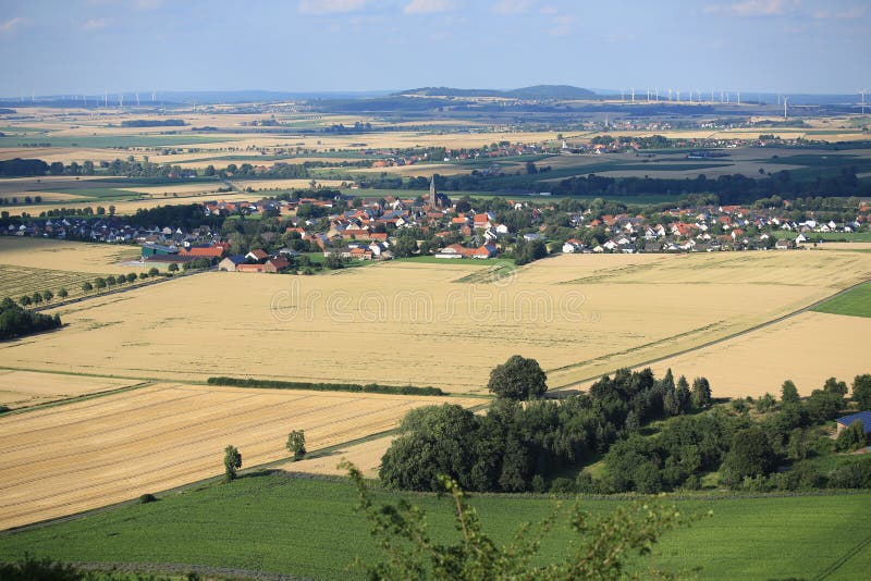 Scenic Landscape in Westphalia, Germany Stock Image - Image of scenic ...