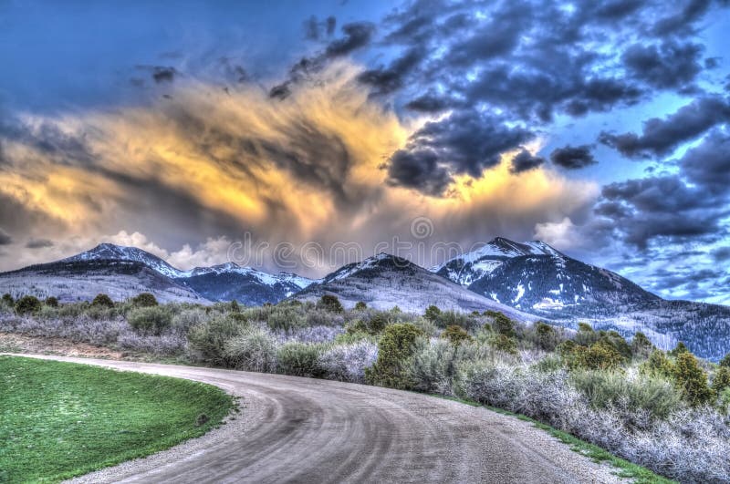 Scenic Loop Road, La Sal Mountains, Stock Photo - Image of highway ...