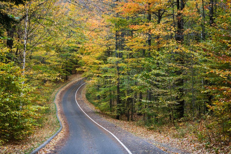Scenic Loop Road, Sleeping Bear Dunes Stock Image - Image of scenic ...