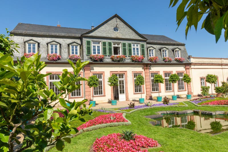 Scenic Orangerie in the Castle of Bad Homburg Stock Image - Image of ...