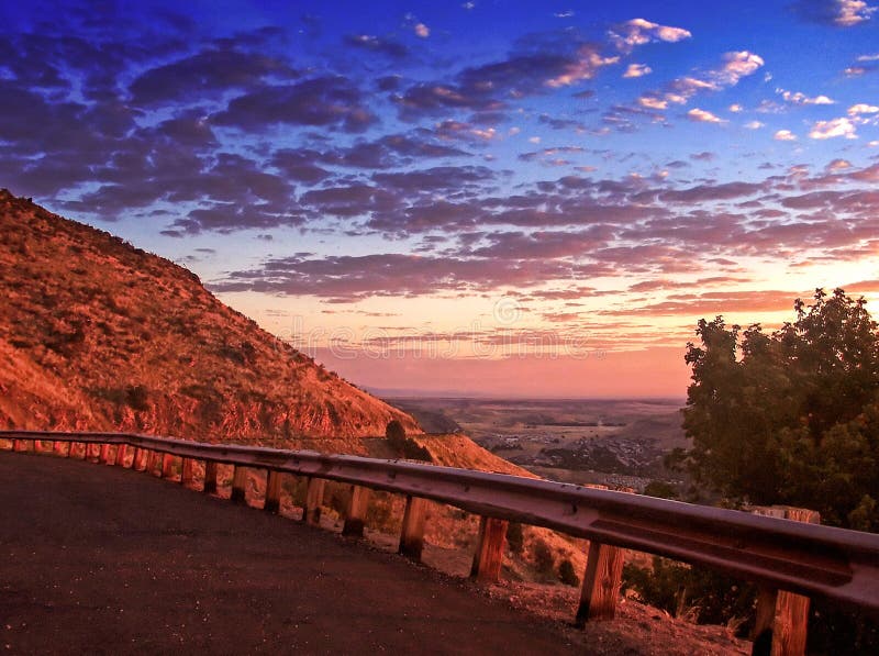 Scenic Overlook Sunrise stock image. Image of rockies - 2772221