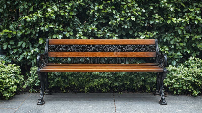 Scenic Park Bench Under Trees in High-Resolution Realistic Photography ...