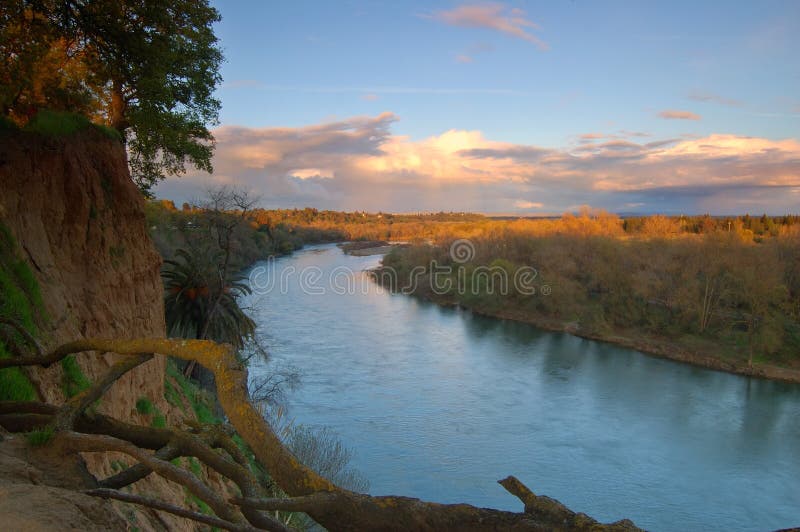 Scenic river landscape stock photo. Image of overlooking - 906422