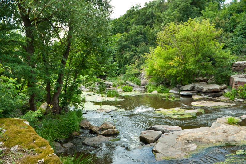 Scenic river stock image. Image of shore, river, green - 32892695