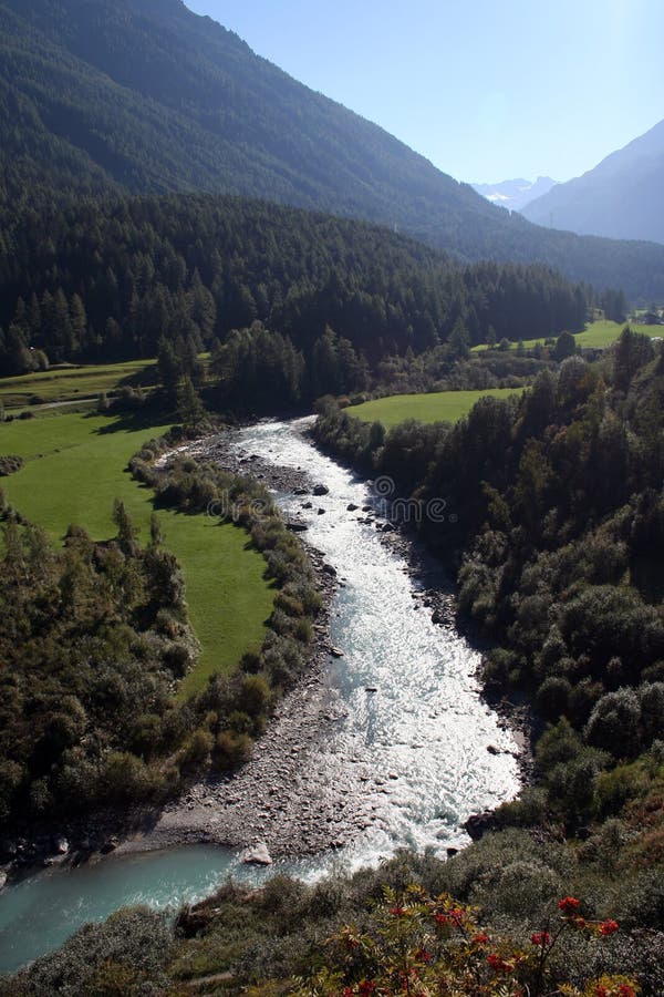 Scenic river stock image. Image of aspen, golden, foliage - 11343569