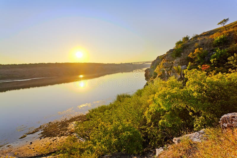 Scenic riverside view stock image. Image of ecology, vibrant - 21983095