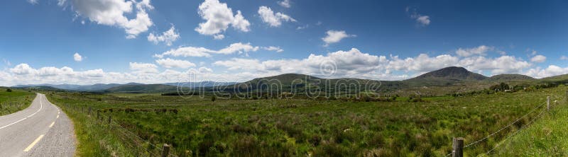 Scenic Road Views of Ring of Kerry in Ireland Stock Photo - Image of ...