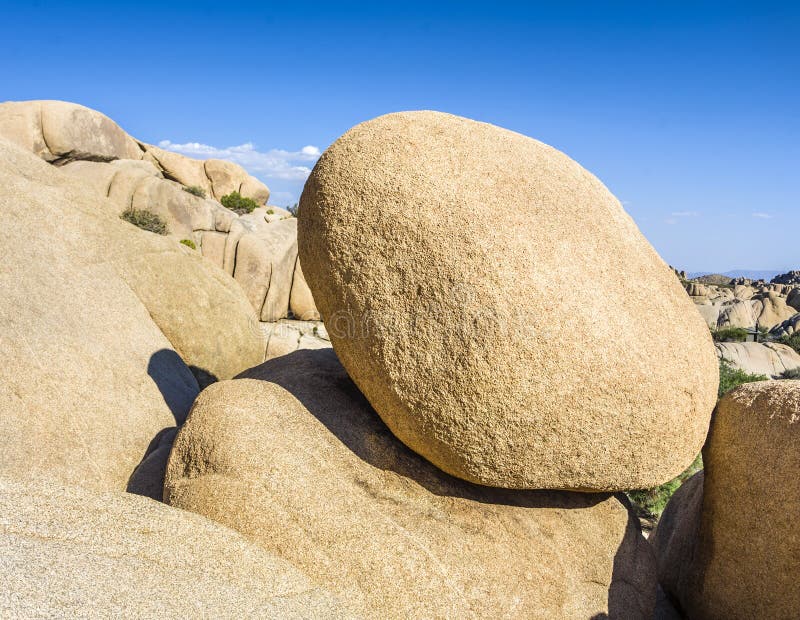 Scenic Rocks in Joshua Tree National Park Stock Image - Image of ...