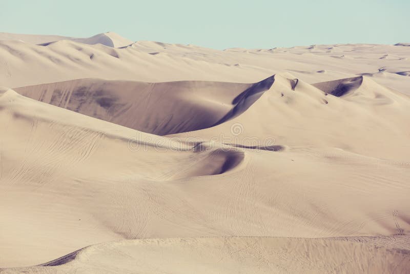 Sand desert stock image. Image of desolate, adventure - 147574833