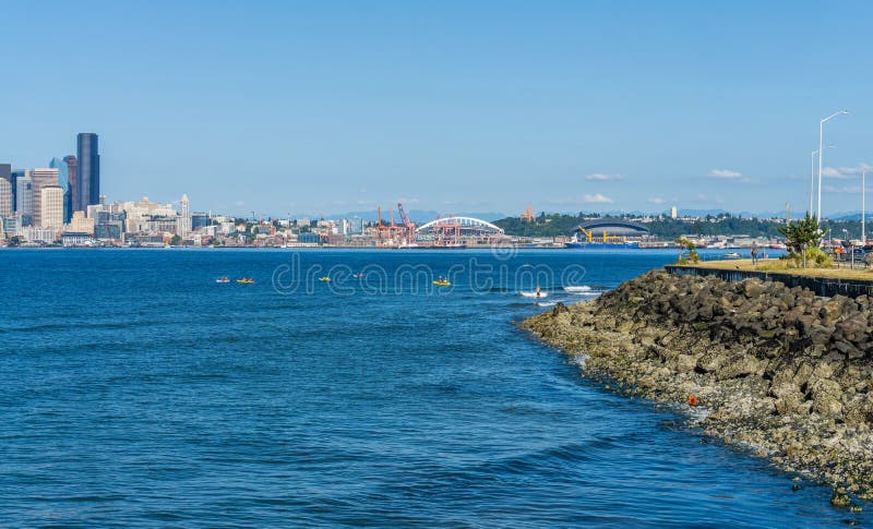 Scenic Seattle Skyline 5 stock photo. Image of buildings - 191205104