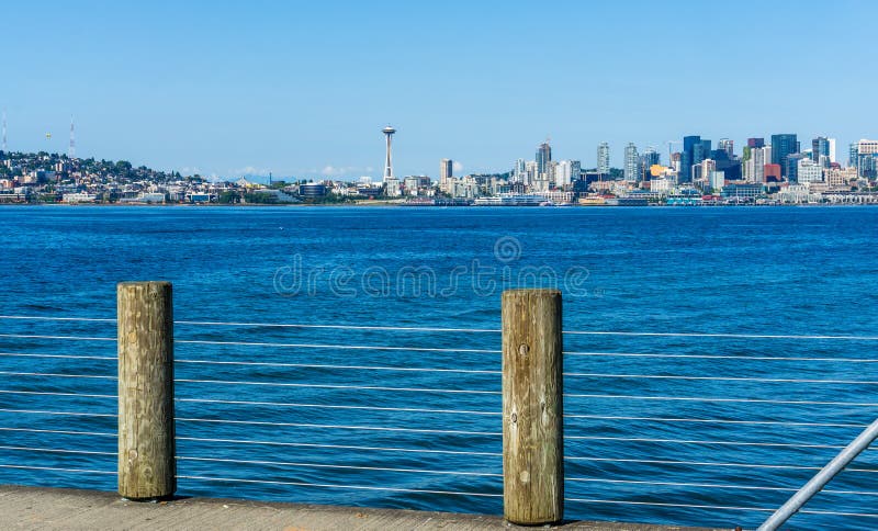 Scenic Seattle Skyline 4 stock image. Image of city - 191437675