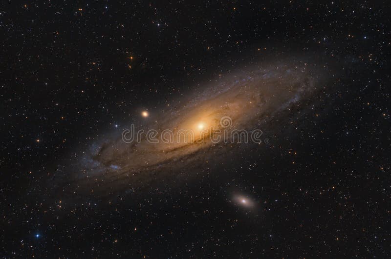 Scenic Shot of the Andromeda Galaxy in the Universe Stock Photo - Image ...