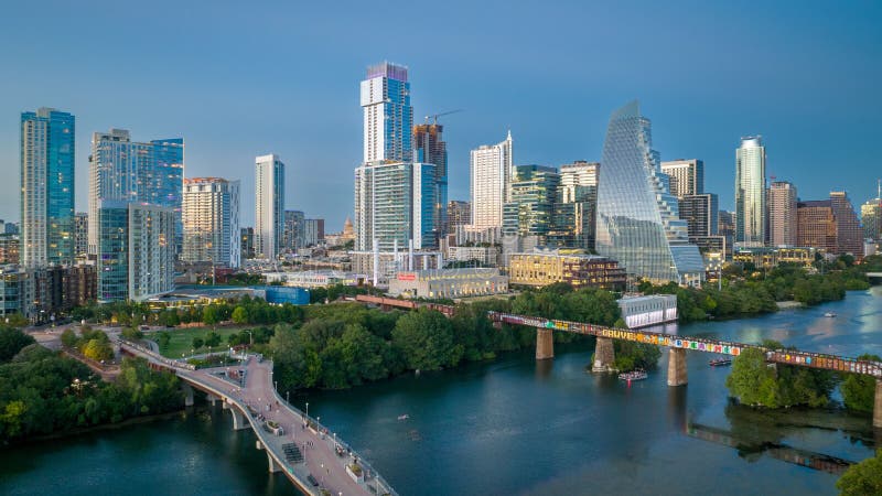Scenic Shot of the Downtown Austin in Texas, USA Editorial Stock Image ...