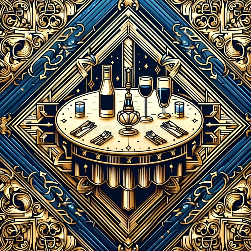 Scenic Table Setting: Mountains Adorning the Dining Experience ...