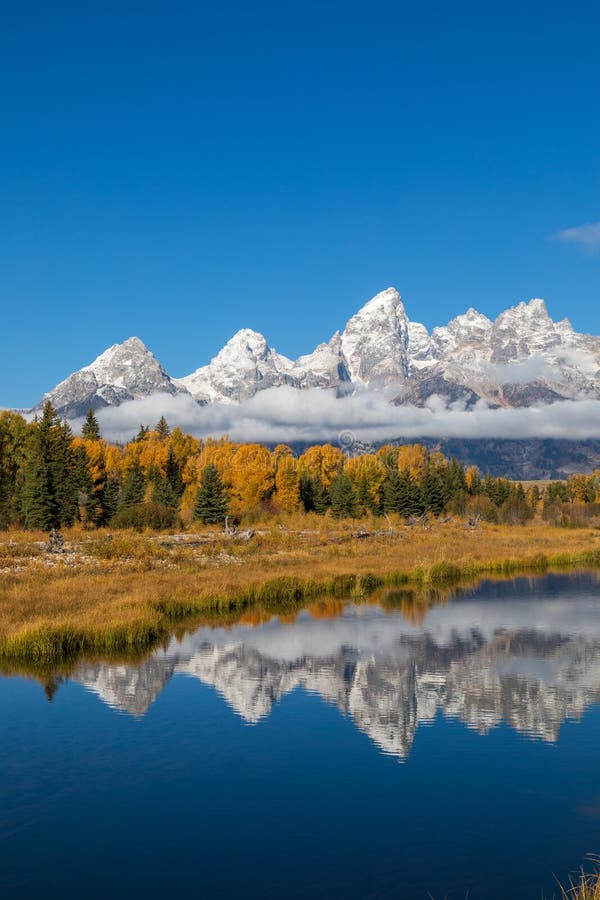 Scenic Teton Range Landscape in Summer in Idaho Stock Image - Image of ...