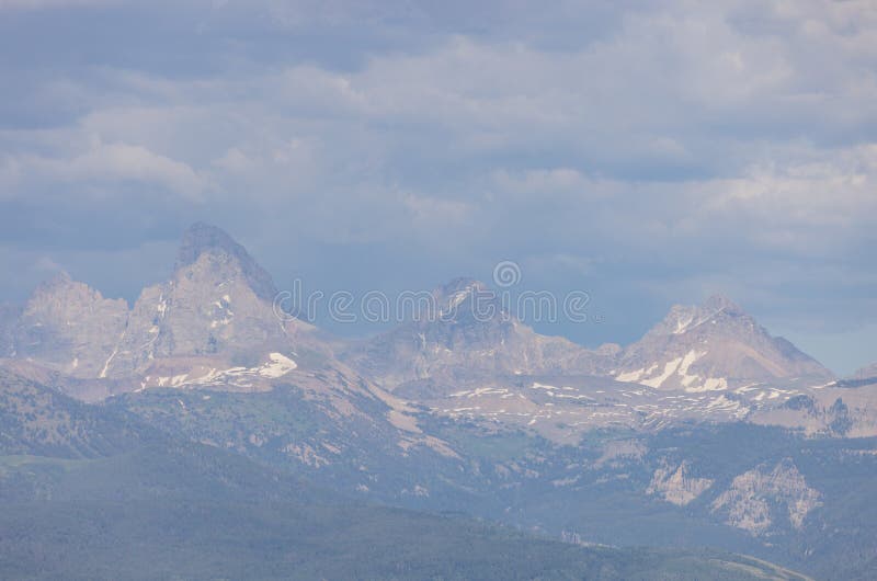 Scenic Teton Range Landscape in Idaho Stock Image - Image of scenic ...