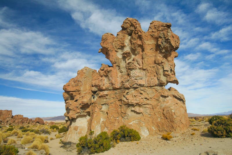A Scenic View of the Atacama Desert / Bolivia Stock Image - Image of ...