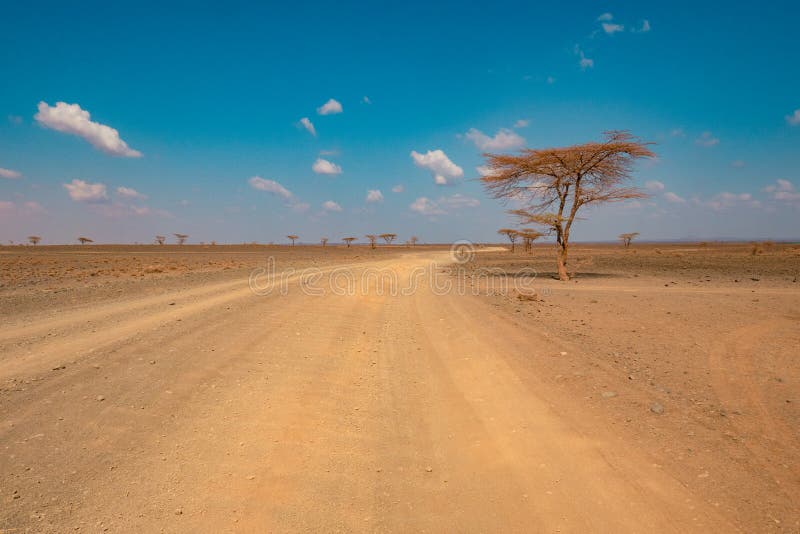 Scenic View of Chalbi Desert in Marsabit, Kenya Stock Image - Image of ...