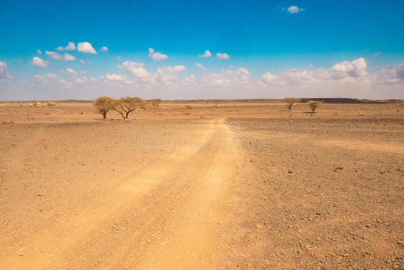 Scenic View of Chalbi Desert in Marsabit, Kenya Stock Image - Image of ...