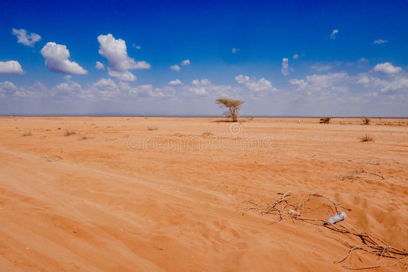 Scenic View of Chalbi Desert in Marsabit, Kenya Stock Photo - Image of ...