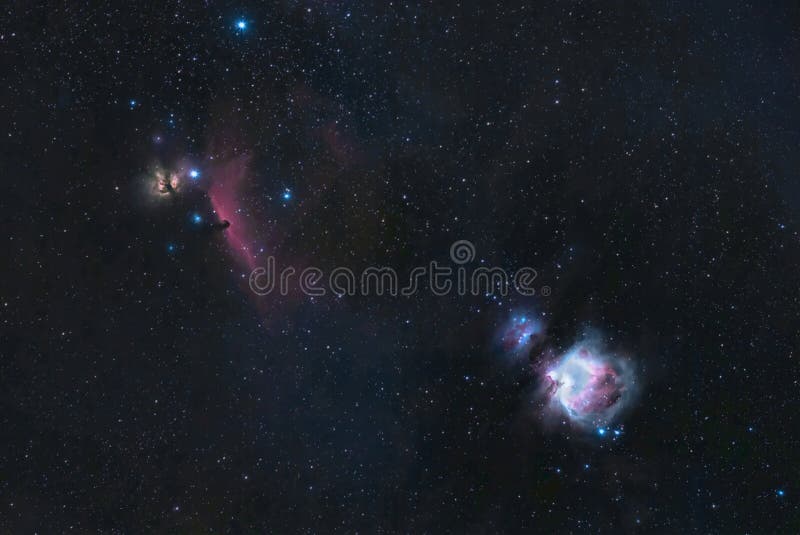 Scenic View of Cosmic Objects in the Constellation S Vicinity in the ...