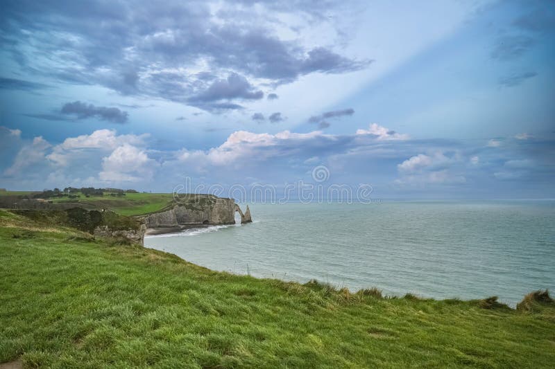 Scenic View of the Famous Cliffs and Needle on the Pebble Beach at ...