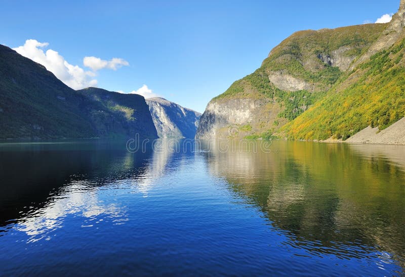 Scenic View of Fjord in Norway Stock Photo - Image of hill, fjords ...