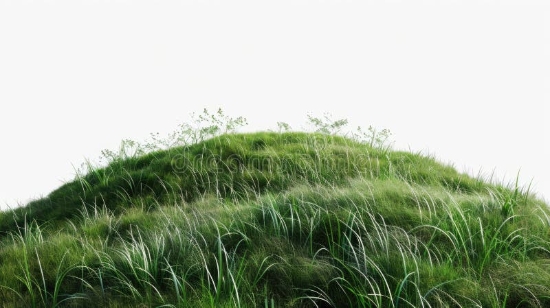 Scenic View of Grassy Hill, Perfect for Nature Backgrounds Stock Photo ...
