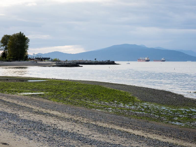 Scenic View from Jericho Beach in Vancouver Stock Photo - Image of ...
