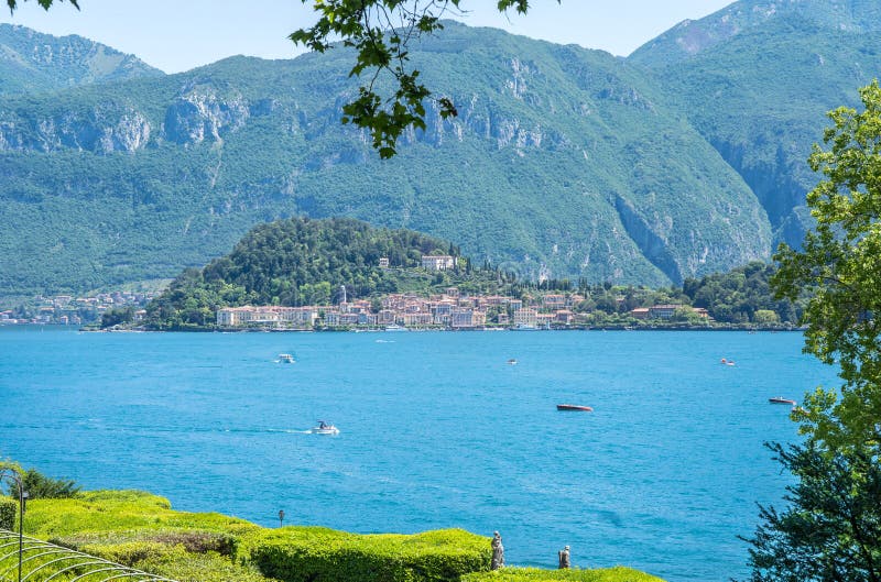 Scenic View of Lake Como, Italy Stock Photo - Image of blue, lombardy ...