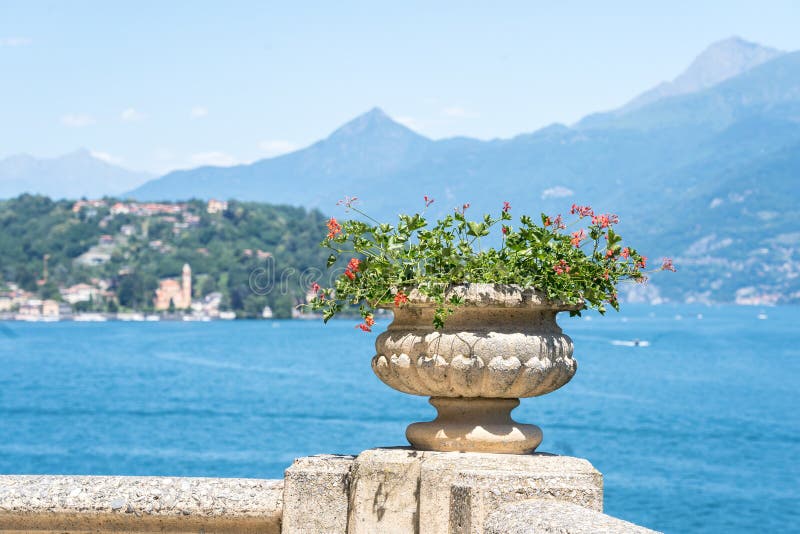 Scenic View of Lake Como, Italy Stock Photo - Image of scenic ...
