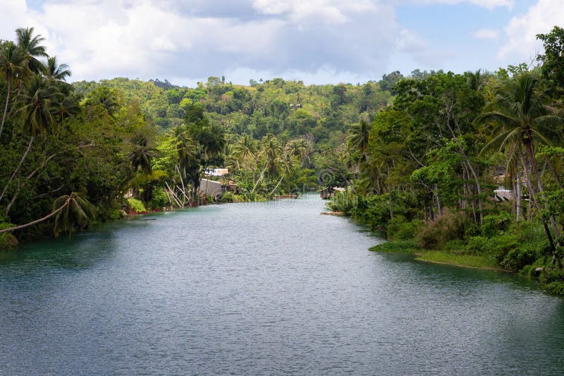 Scenic View of Loboc River, Bohol in Philippines Stock Image - Image of ...