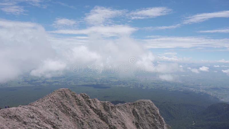 Scenic View of the Malinche Volcano Stock Footage - Video of crest ...