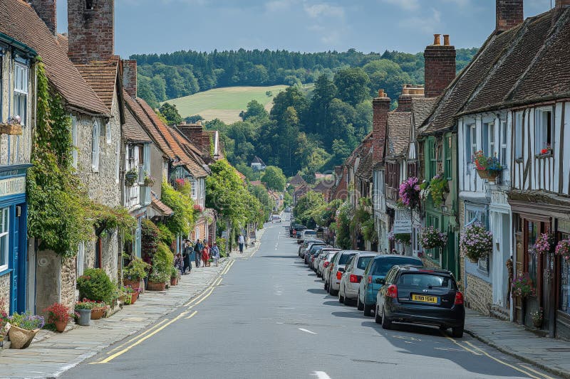 Scenic View Midhurst Featuring Its Historic Architecture Landscape ...