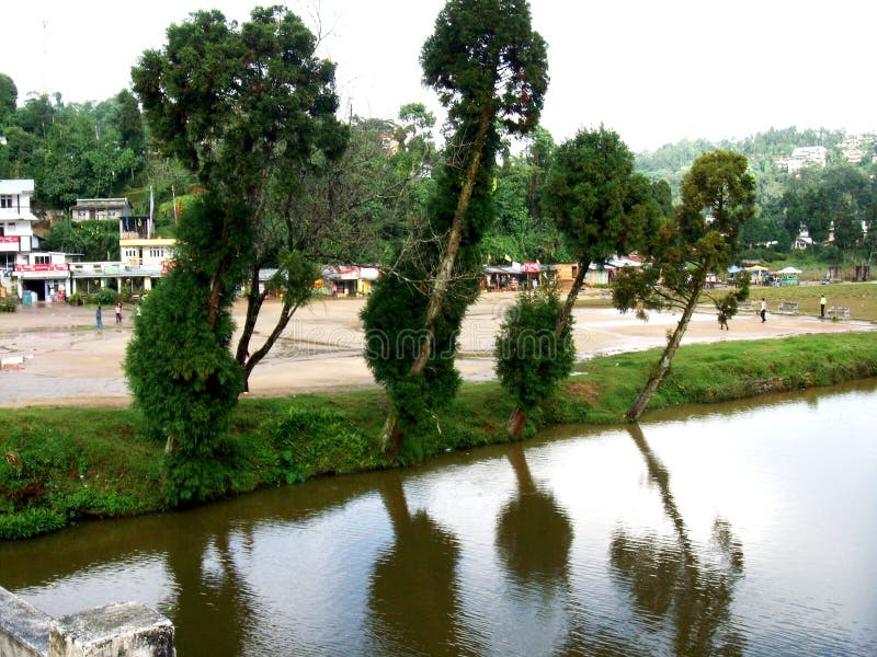 Scenic view of Mirik Lake stock photo. Image of water - 207746502